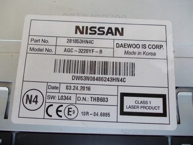 Nissan radio code from VIN number - VW Radio Code Calculator